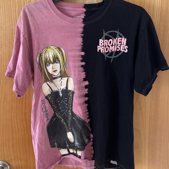 Broken Promises | Shirts | Mens M Broken Promises X Death Note Misa ...